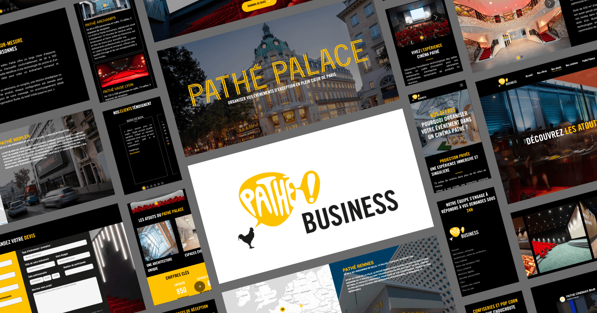Pathé Business | Location de salles de cinéma partout en France